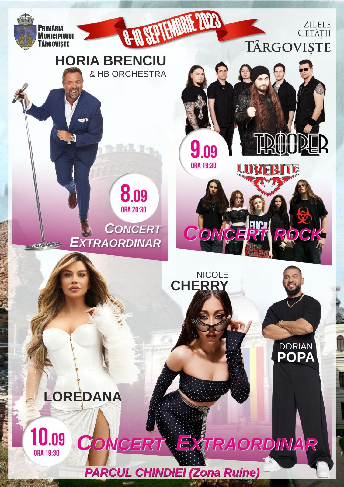 Zilele Cetății Târgoviște: Programul evenimentelor